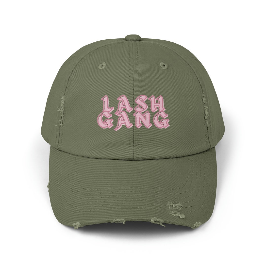 LASH GANG Distressed Cap - Etsy
