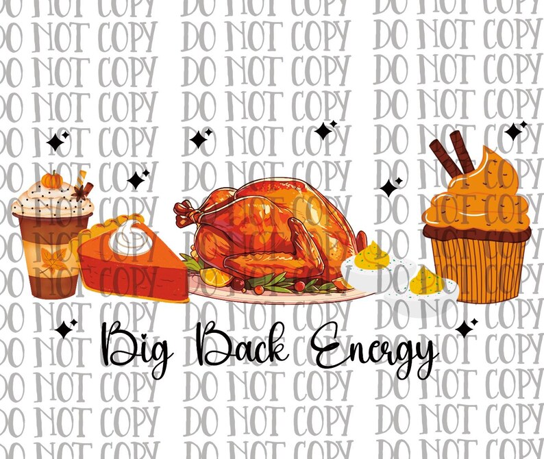 Big Back Energy Png - Etsy