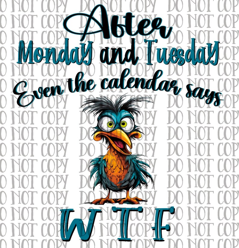 After Monday and Tuesday Png - Etsy