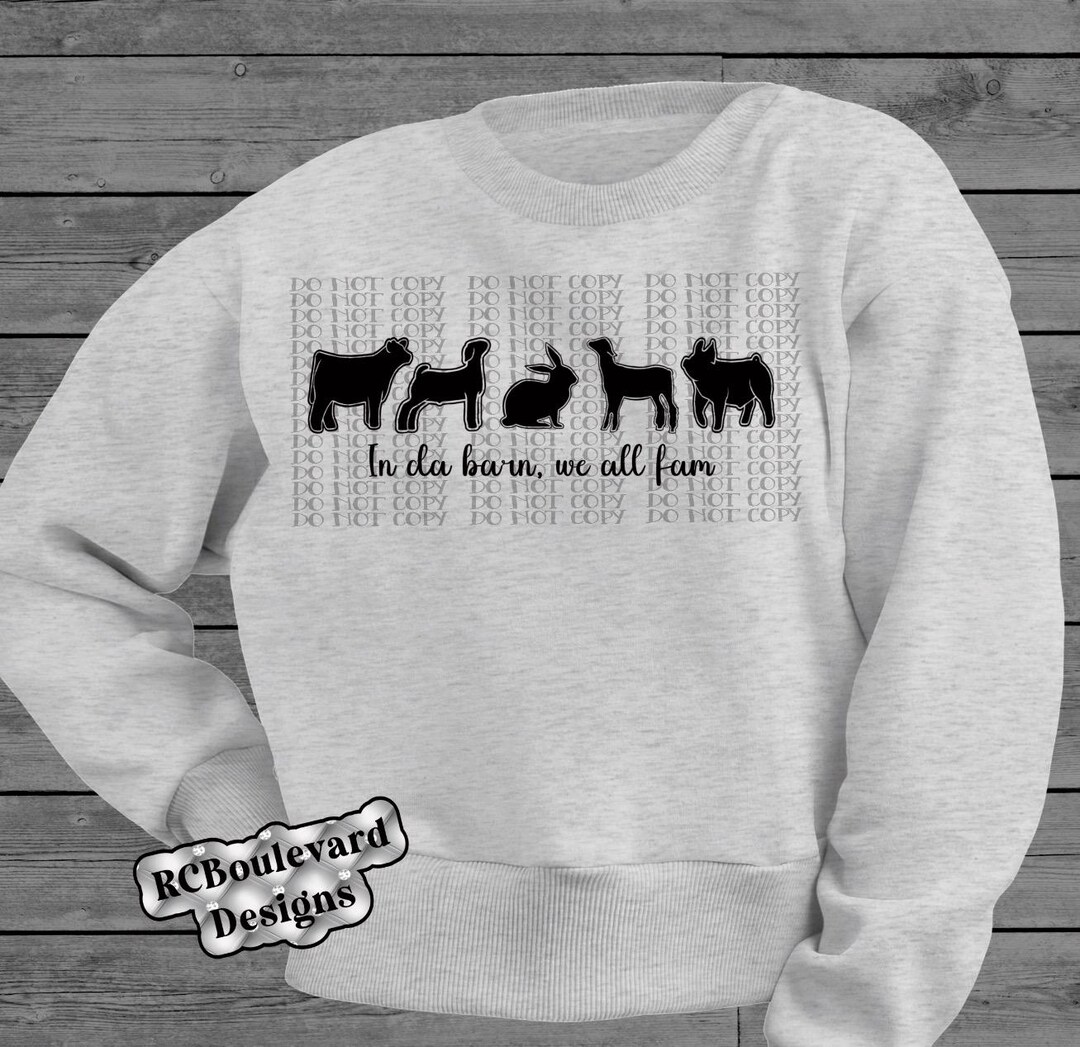 In Da Barn, We Are All Fam Png, Show Life Png - Etsy