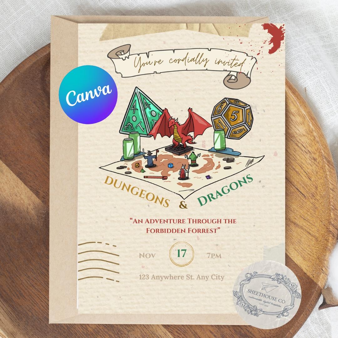 Instant Download - Dnd Campaign, Wanted Poster, Dungeons and Dragons ...