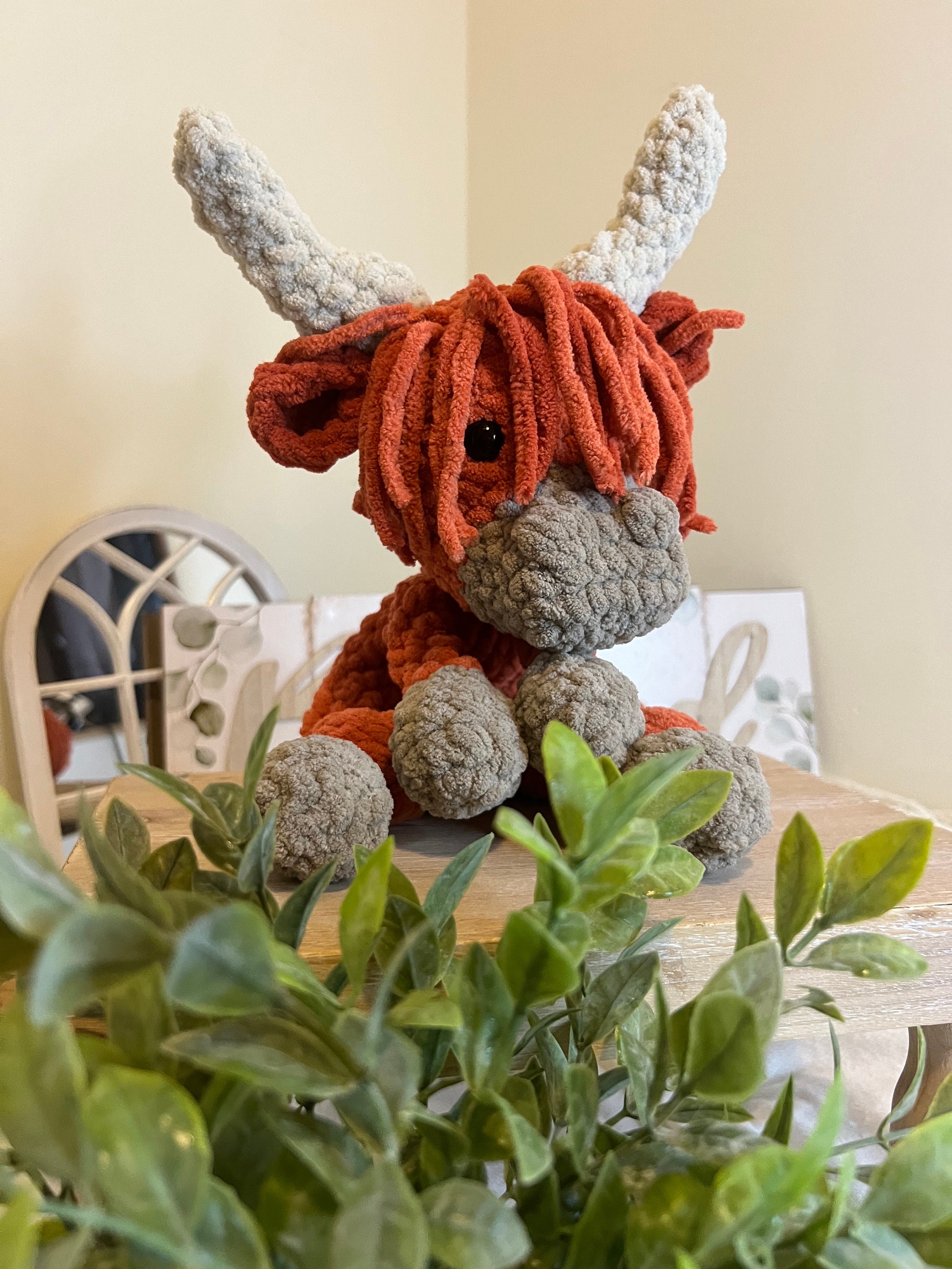Scottish Highland Cow Crochet Pattern - Etsy
