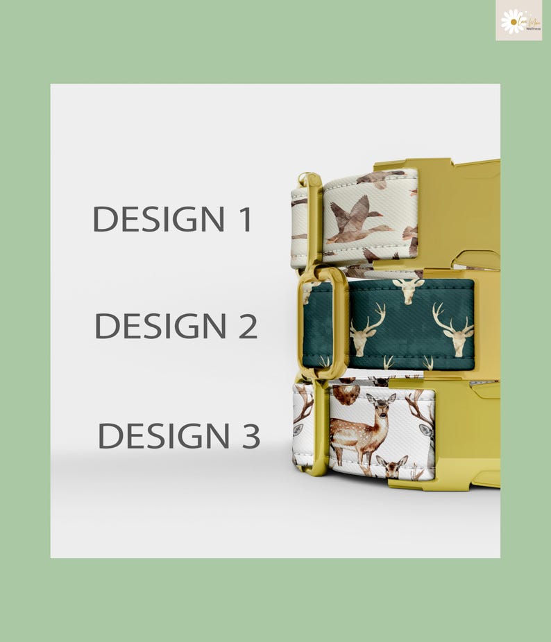 Hunting Dog Collar With Leash, Personalized, Duck, Deer, Antler ...