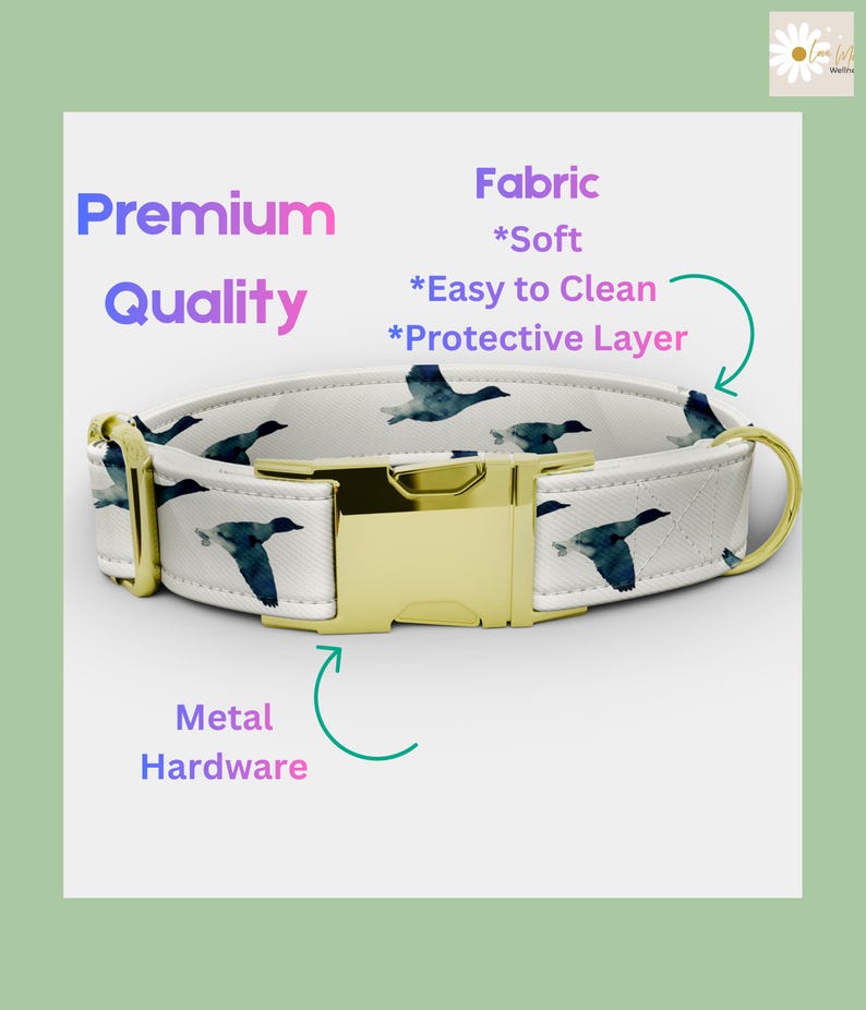 Hunting Dog Collar With Leash, Personalized, Duck, Deer, Antler ...
