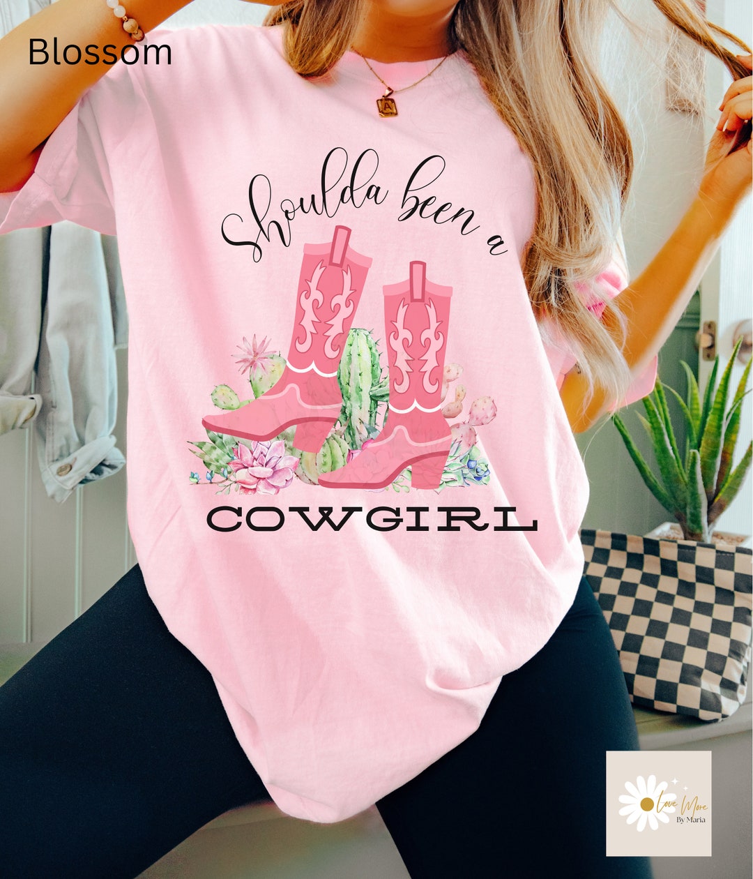 Western Pink Cowgirl Shirt, Cowgirl Pink Boots Shirt, Cute Country ...