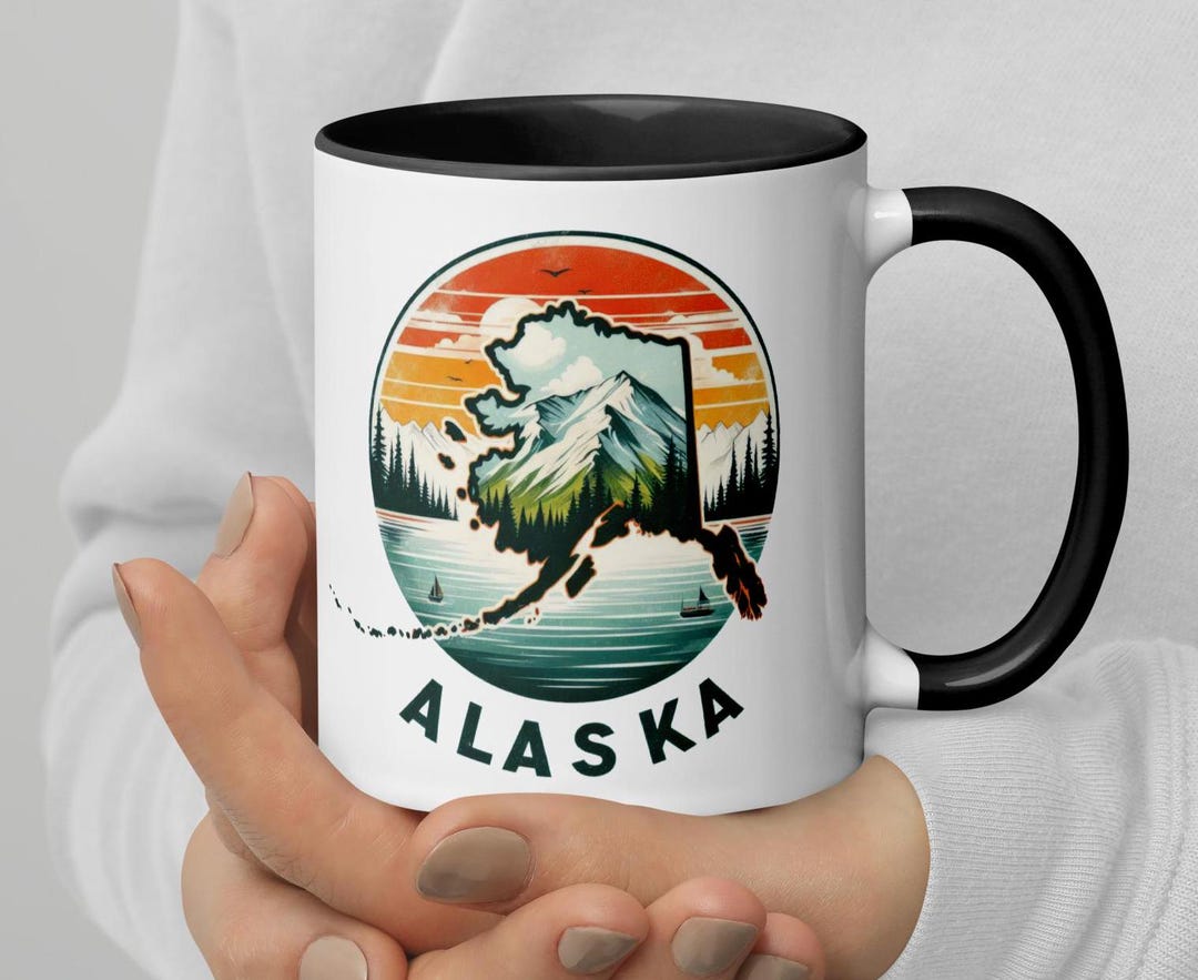Alaska Native Coffee Mug - Stunning Alaska State Design - Perfect for ...