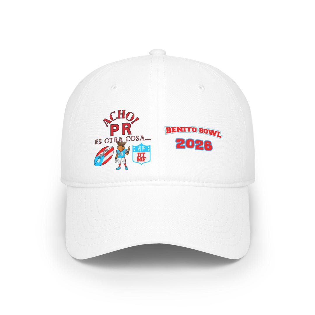 Benito Bowl Low Profile Baseball Cap, Sports Hat, Unisex Cap, Casual ...