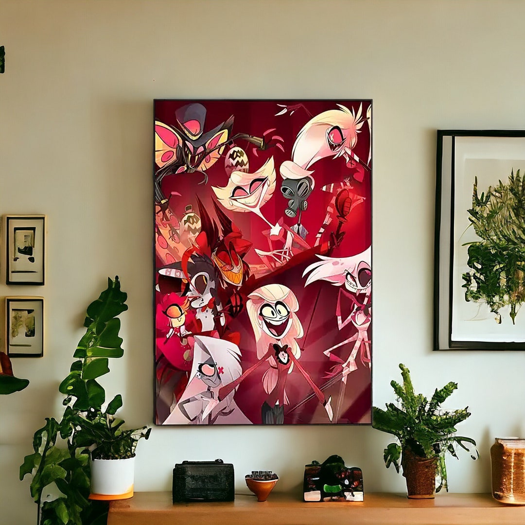Hazbin Hotel Poster & Canvas Art Prints Premium Quality Décor for Home ...