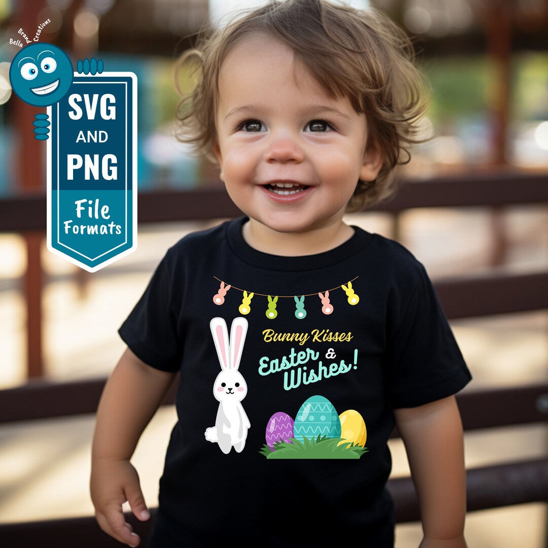Peeps Easter Kisses & Bunny Wishes Kids Easter Png, Easter Png and Svg ...