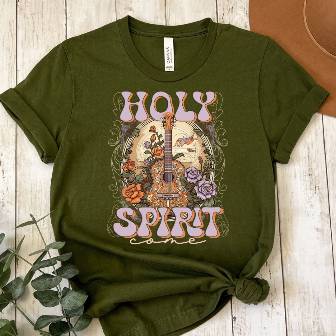 Holy Spirit Come Graphic Tee - Etsy