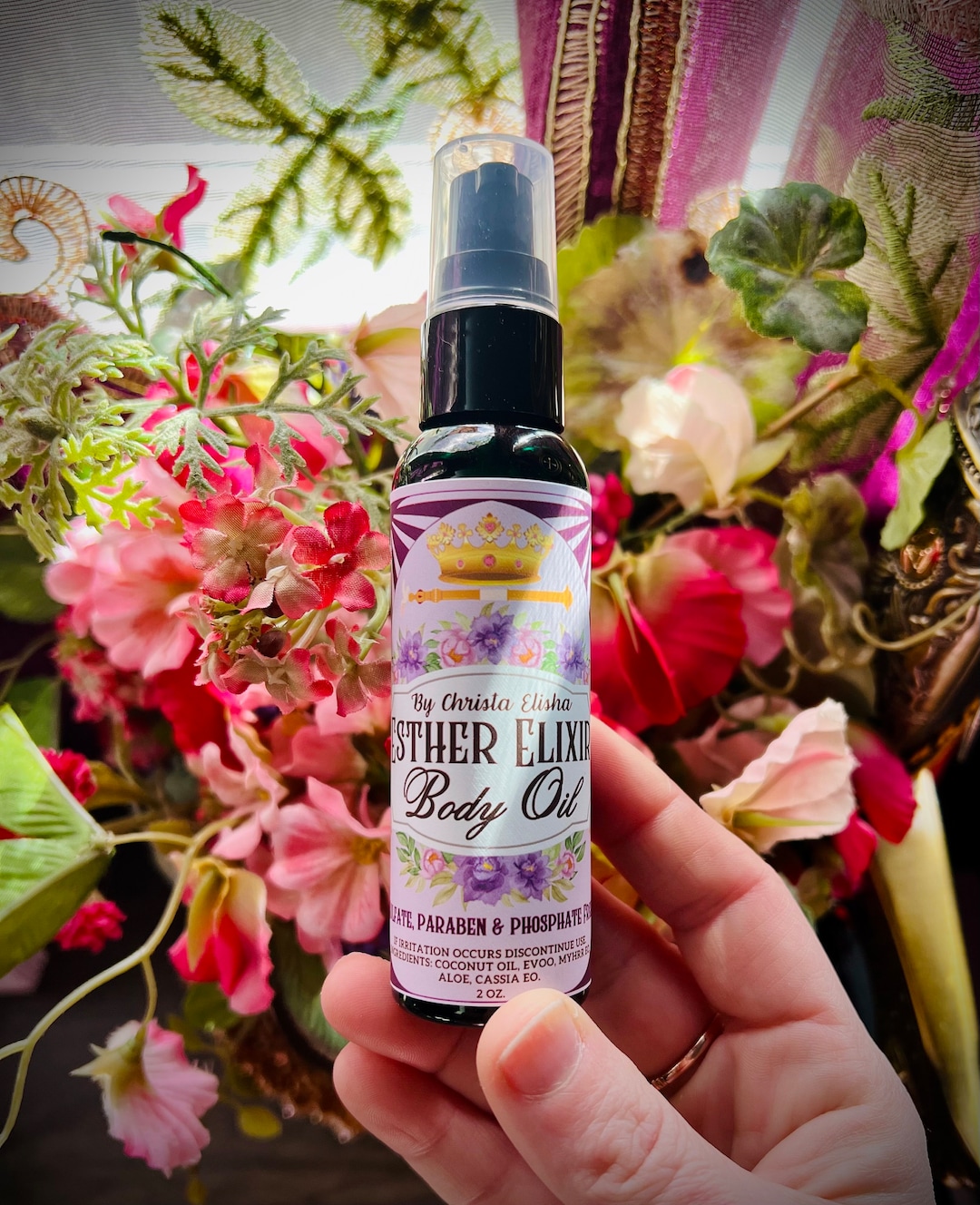 Esther Elixer Anointed Body Oil - Etsy