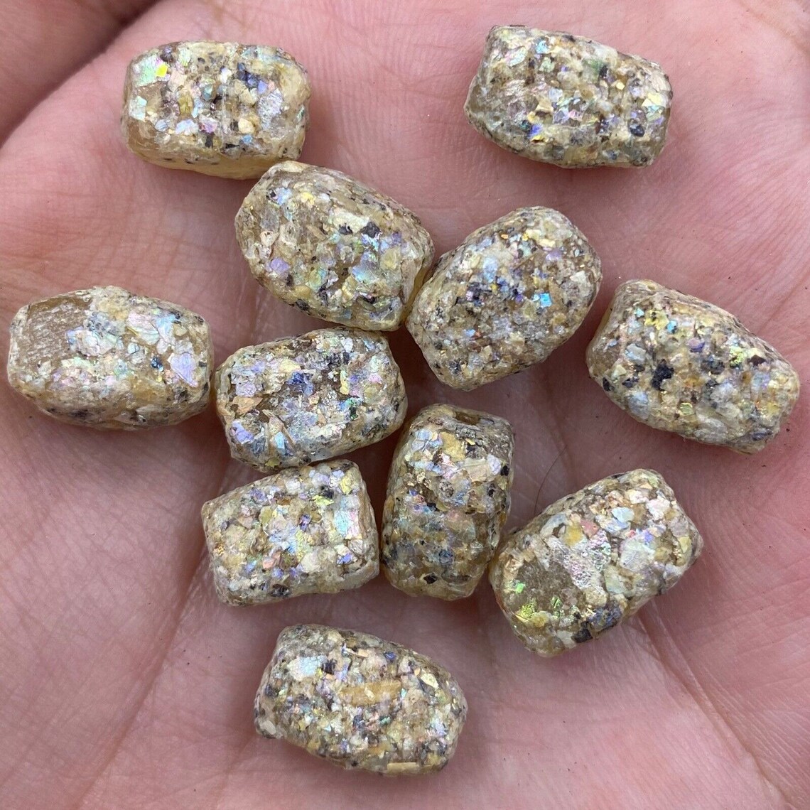 Lot of 11 Ancient Roman Glass Unique Old Rare Beads - Etsy