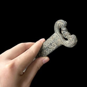 Ancient Roman Rare Bronze Knife With Very Unique Two Animal Handle - Etsy