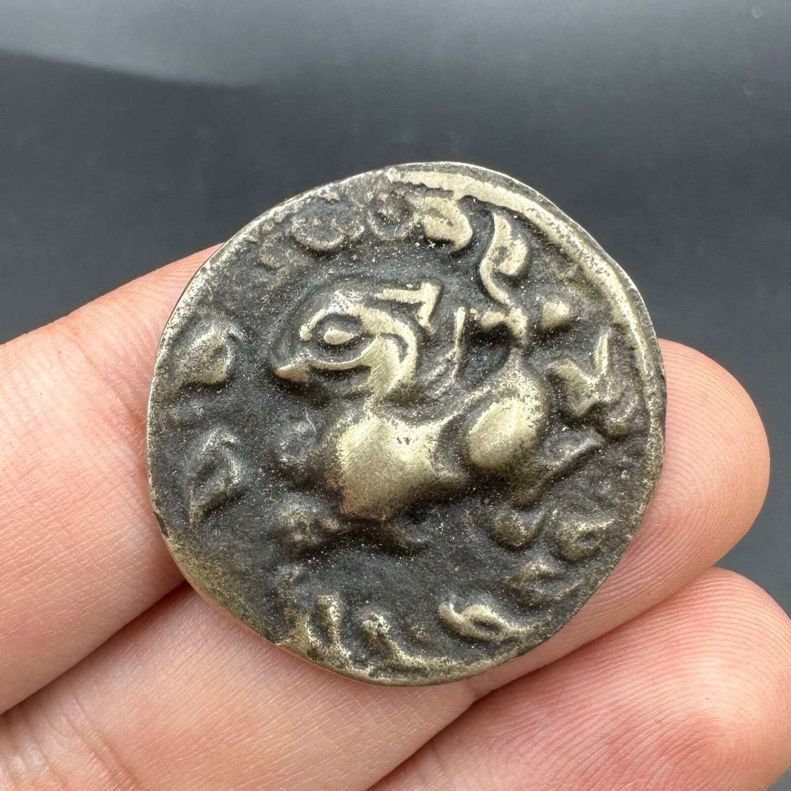 Genuine Ancient Burmese Pyu Culture Kingdom of Bekthano Silver Plated ...