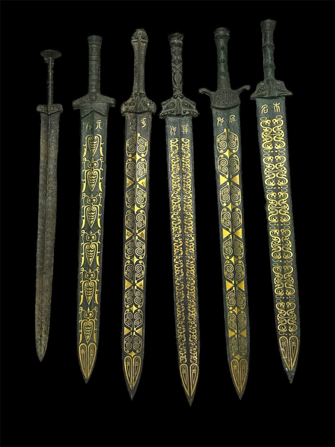 Rare Ancient Bronze Sword Lot: 55cm+ Era Collection - Etsy