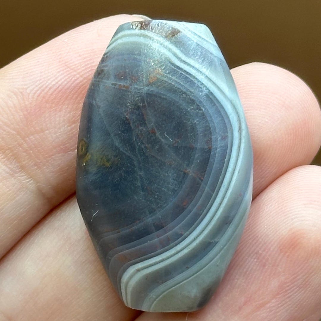 Rare Genuine Ancient Banded Agate Stone Bead From Roman Greek Era - Etsy