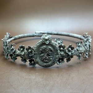 Very Rare Ancient Roman Greek Queen Portrait & Flower Design Solid ...