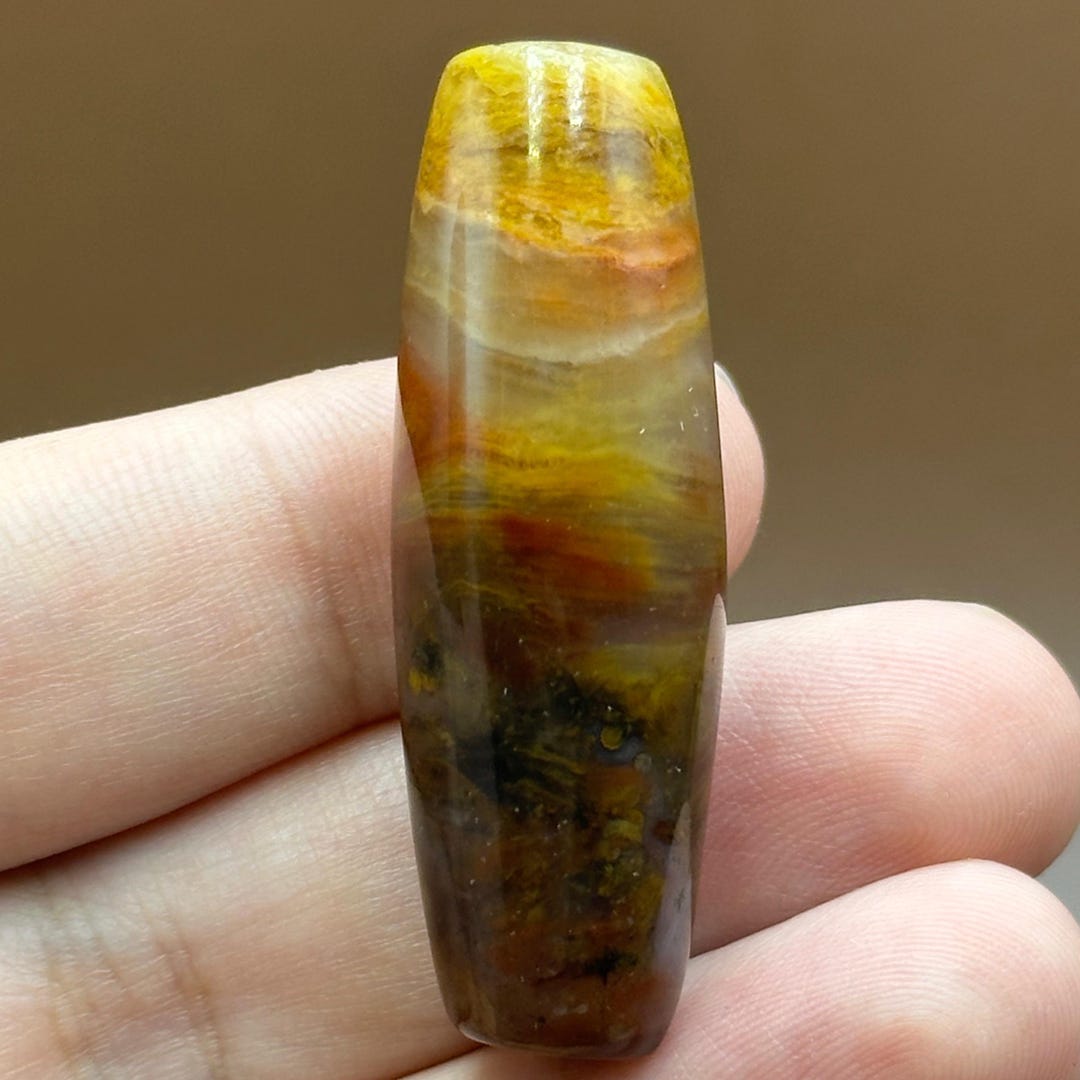 Ancient Agate Bead: Roman Greek Genuine Stone - Etsy