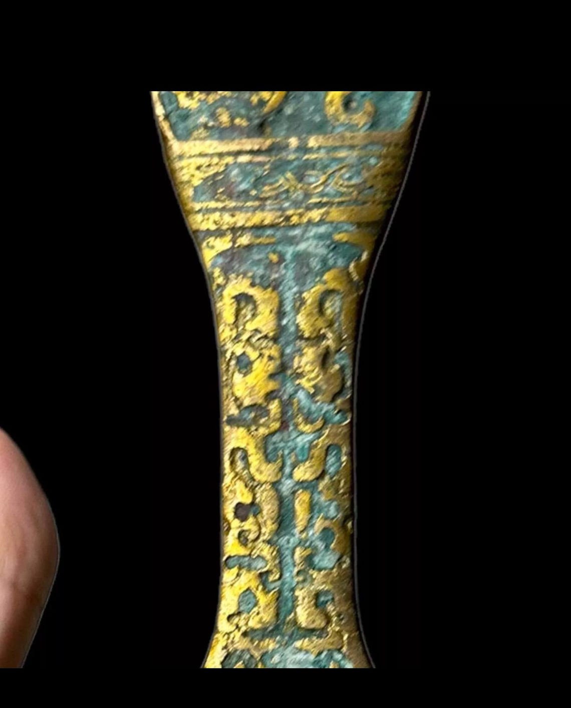 Wonderful Lovely Ancient Roman Gold Gilding Bronze Large Combat Sword ...