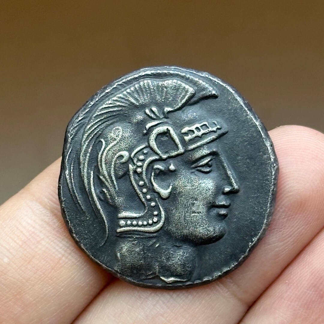Unresearched Ancient Greek Athens Attica Owl Silver Tetradrachm Coin - Etsy