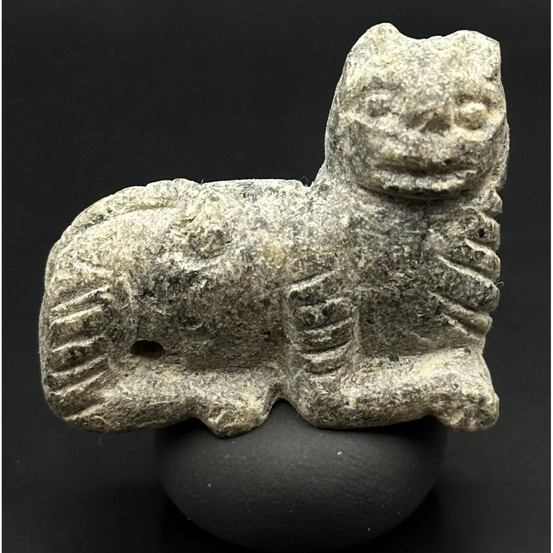 Rare Ancient Roman Stone Cat Figurine - Afghanistan Origin - Etsy