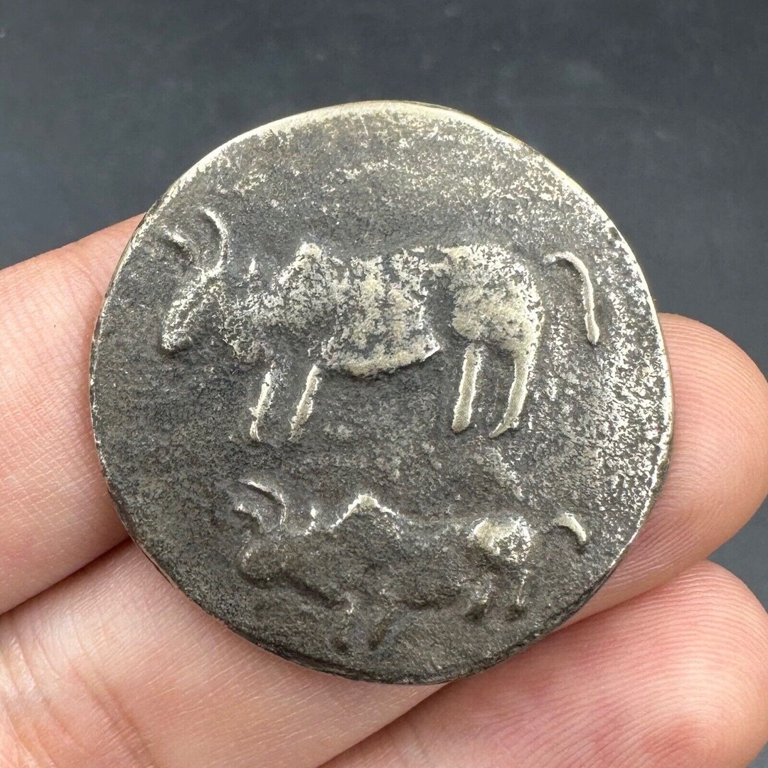 Very Rare Ancient Burmese Pyu Silver Plated Old Coin - 1000+ Years Old ...
