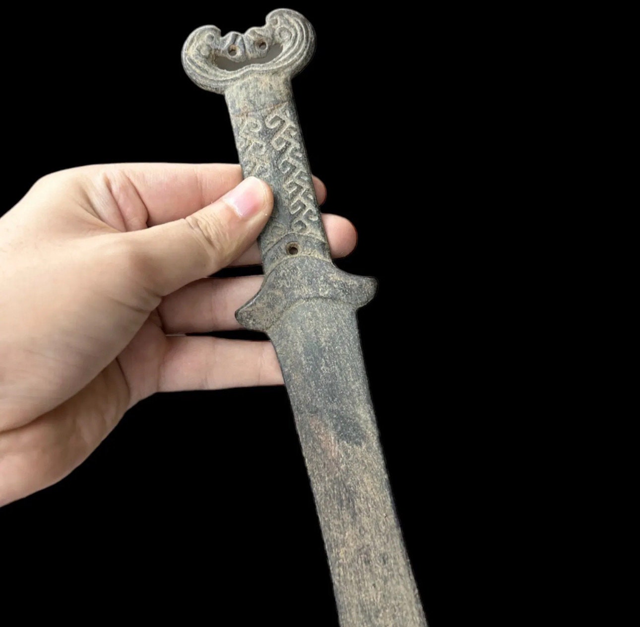 Ancient Roman Rare Bronze Knife With Very Unique Two Animal Handle - Etsy