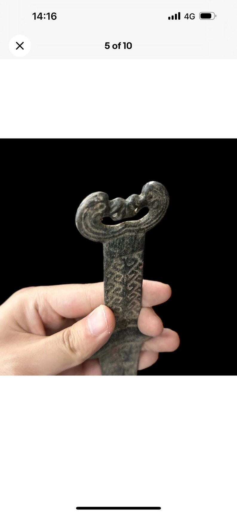 Ancient Roman Rare Bronze Knife With Very Unique Two Animal Handle - Etsy
