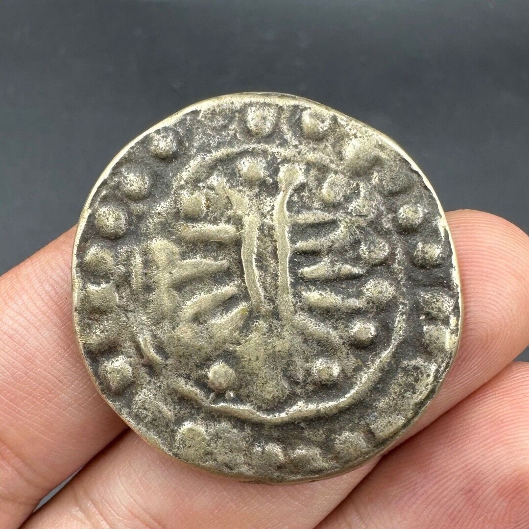 Ancient Burmese Pyu Culture Silver Plated Coin - Kingdom of Bekthano - Etsy
