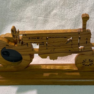 Oak Farmall Tractor With Clock - Etsy