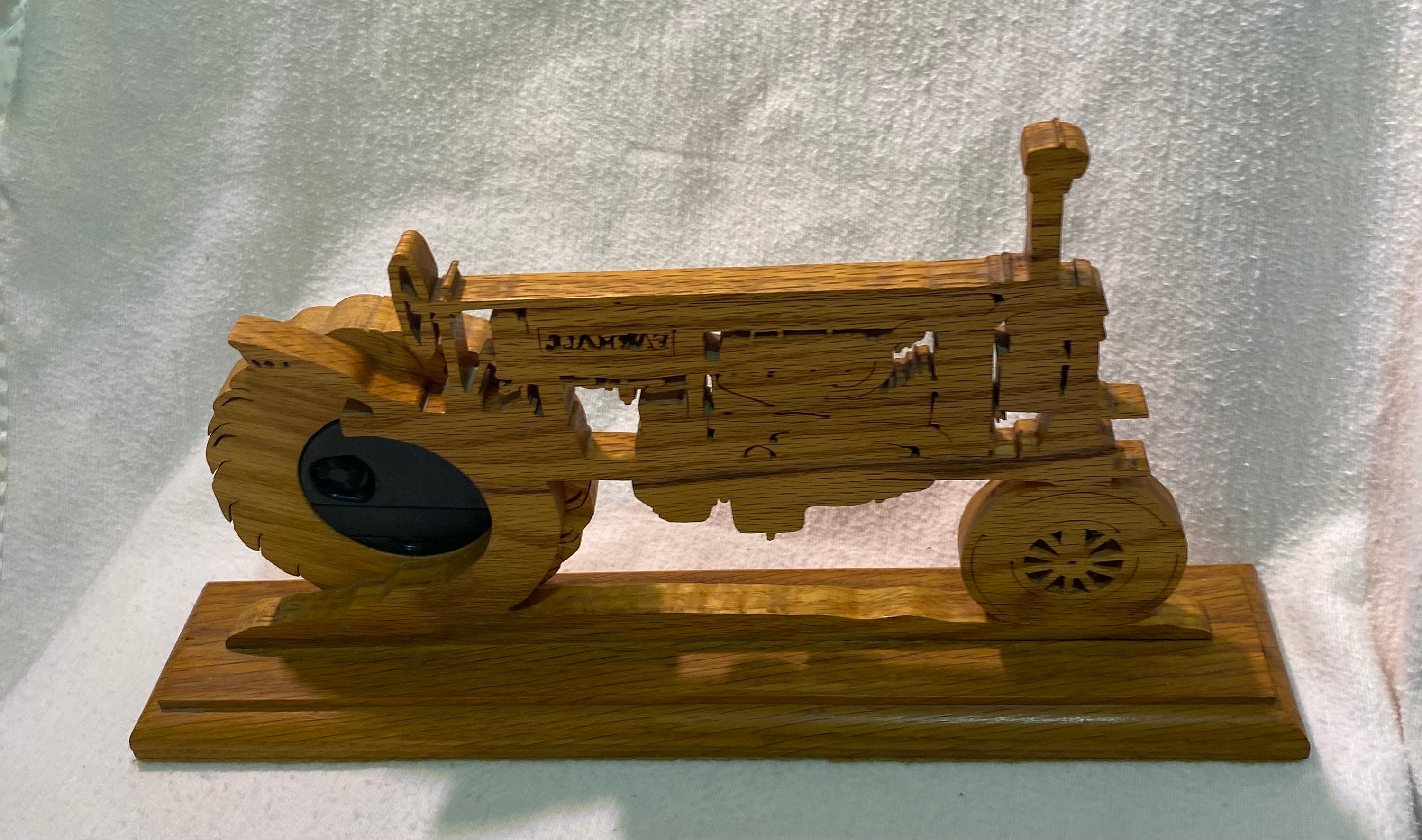 Oak Farmall Tractor With Clock - Etsy