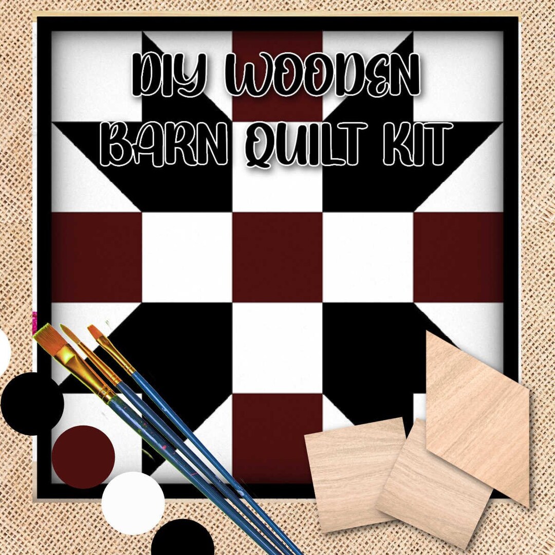 DIY Wooden Barn Quilt Kit: Blackberries Design DIY Craft Kit, Wooden ...