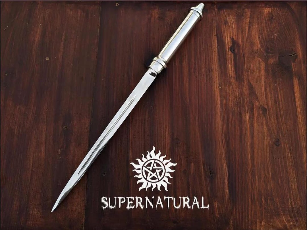 Archangel Blade Full Metal With Stand Super Natural Prop Replica ...