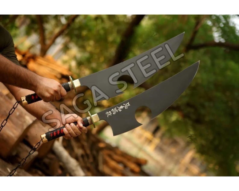Tengen Uzui Twin Nichirin Demon Slayer Sword Double Anime Sword, Anime ...