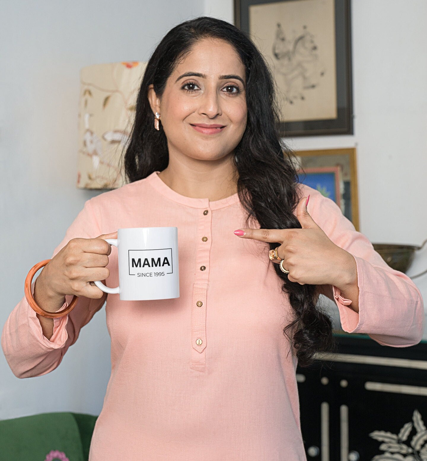 Mama Since 1995 Mug. Personalized Ceramic Mug, 11oz, 15oz, Personalized ...