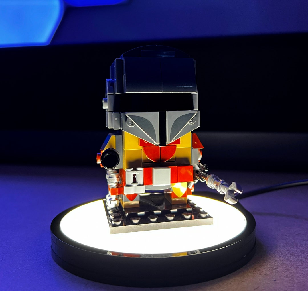 LED Glow Puck Display Base for Lego, Funko POP, Collectables and Other ...
