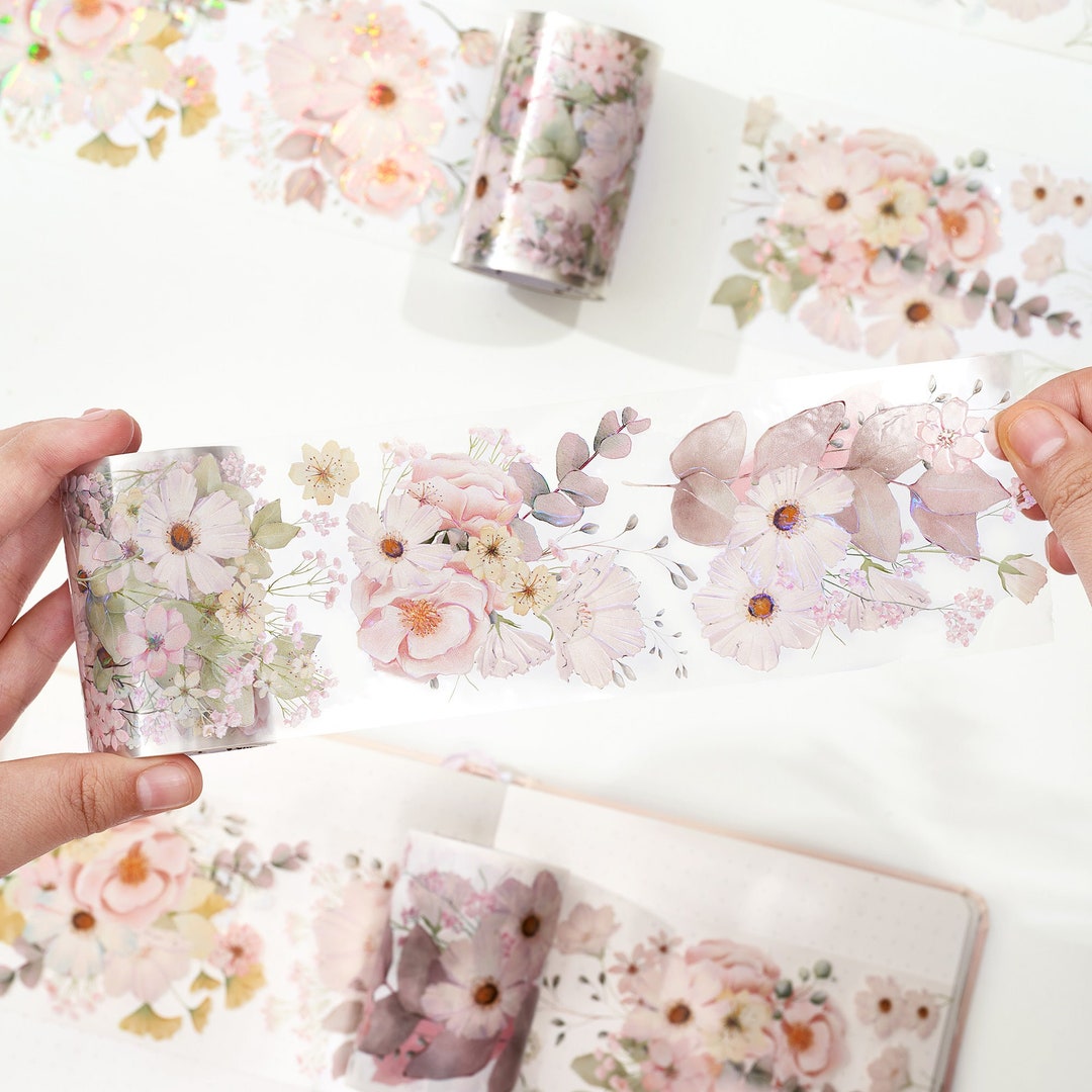 Blush Wide Washi/pet Tape - Etsy