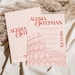 Modern Italian Wedding Invitation Template | Editable Rome Italy ...