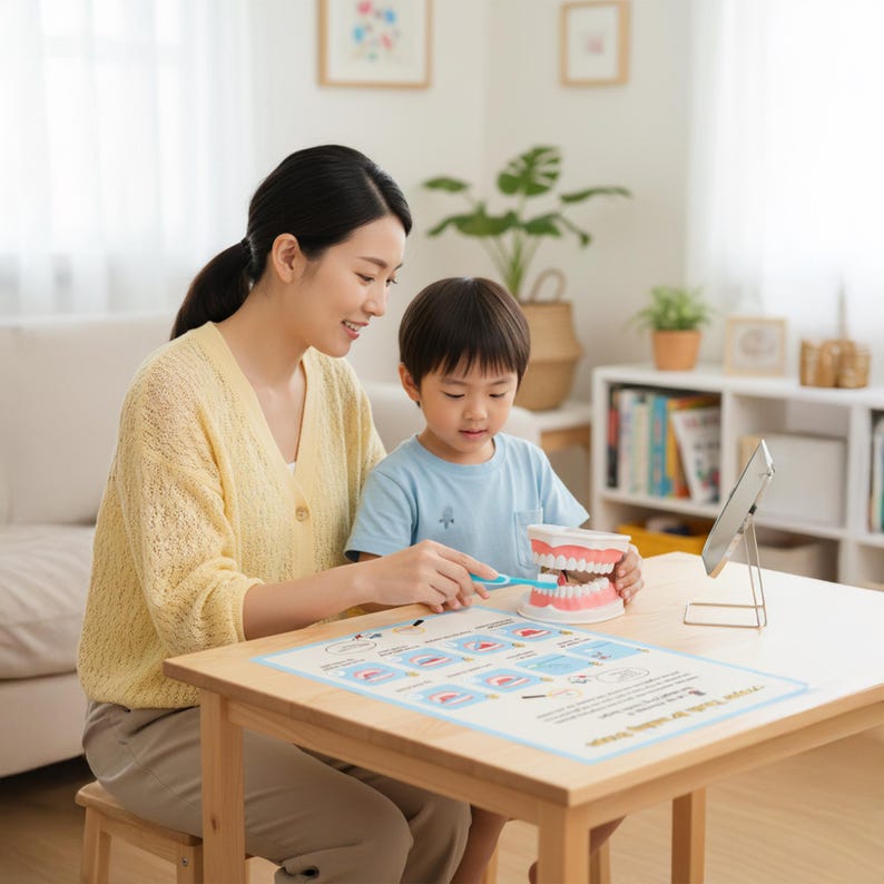 Dental Health Activity – Printable Oral Hygiene Worksheets (PDF) - Etsy