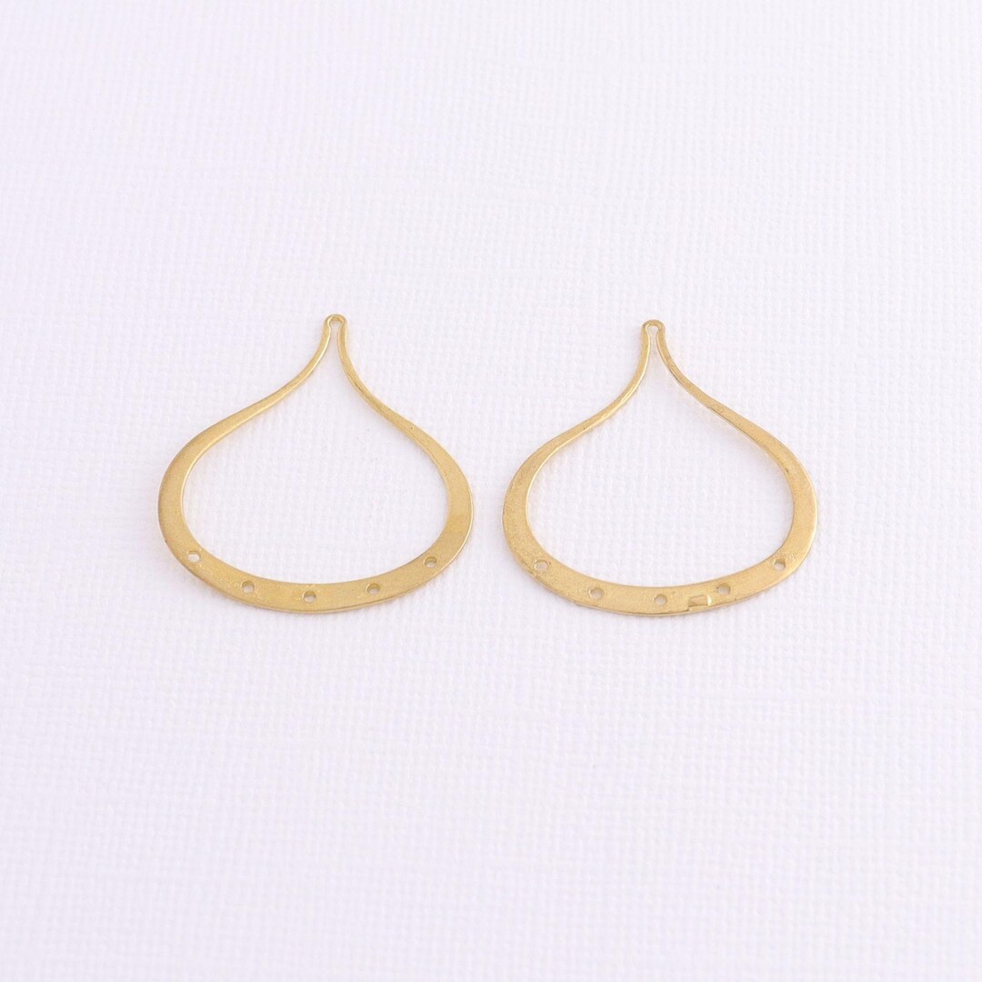 Brass Earring Connectors, Chandelier Earring Connector, Earring ...