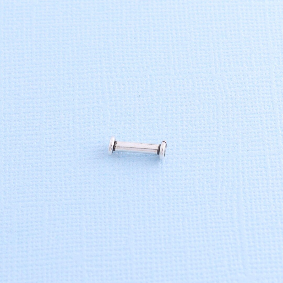 Hill Tribe Sterling Silver Tube Bead, Jewelry Making - Etsy