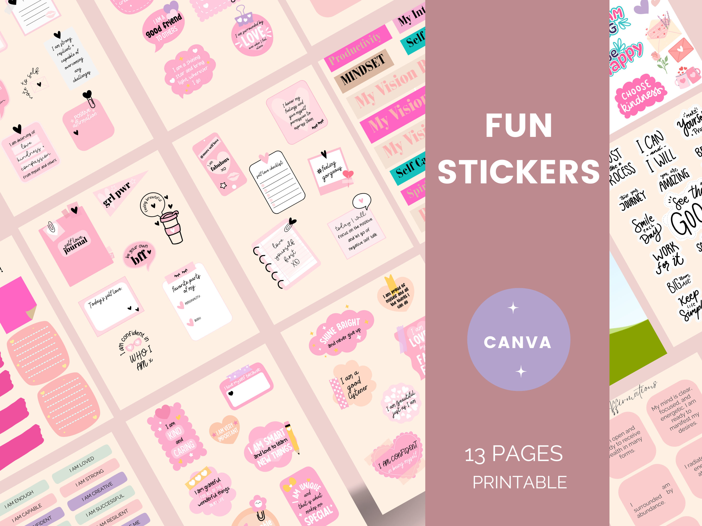 Vision Board Kit for Teenage Girls Vision Board Printables for Teens ...