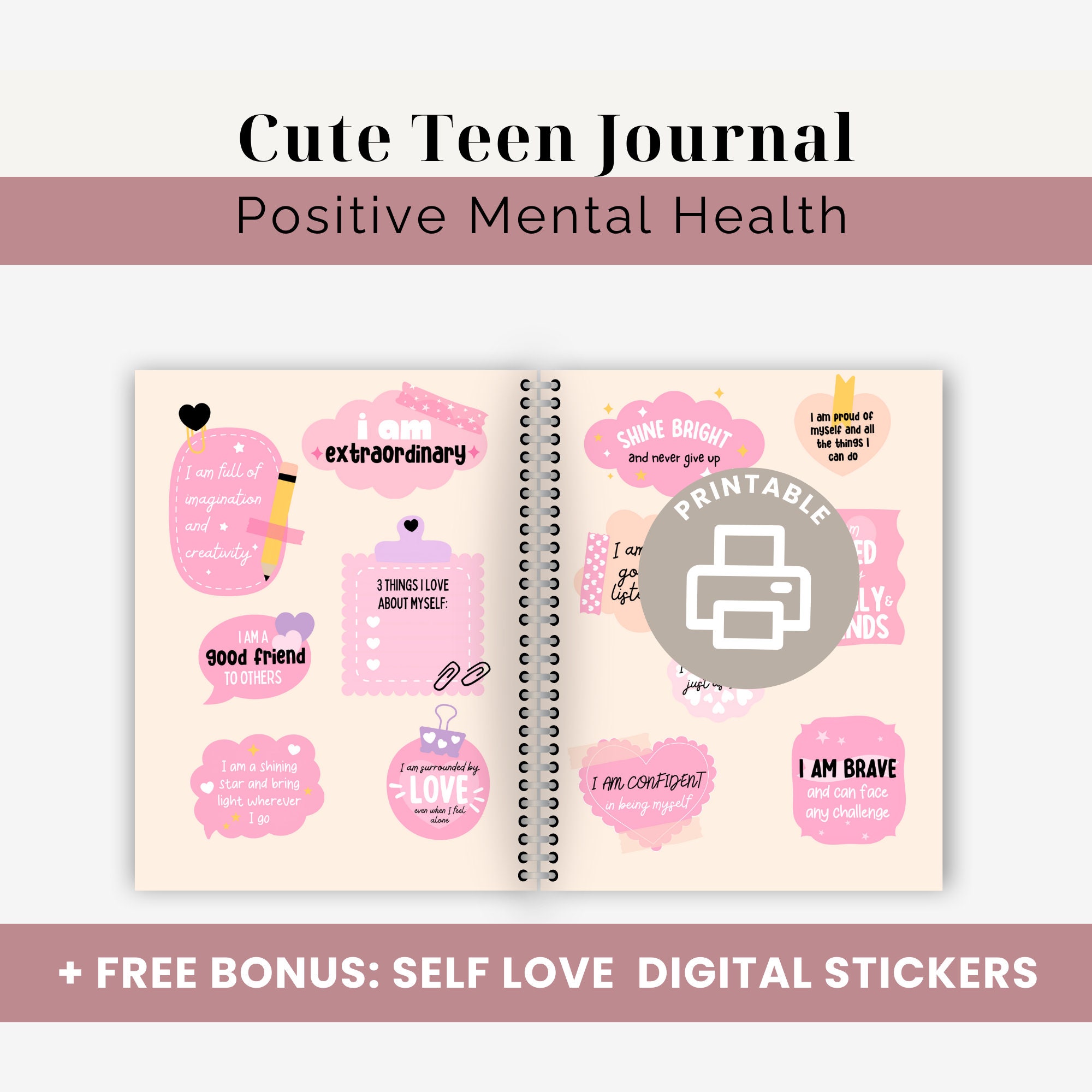 Feelings Journal Anxiety Journal Mental Health Worksheet Therapy ...