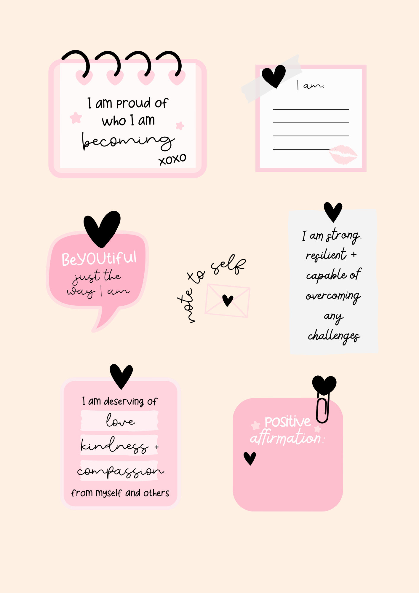 Vision Board Kit for Teenage Girls Vision Board Printables for Teens ...