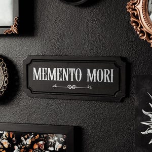 Personalised Gothic Wall Plaque Custom Name/phrase/quotes Witchy Gift ...