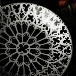 Gothic Rose Window Trinket Dish - Dark Academia Homeware - Cathedral ...