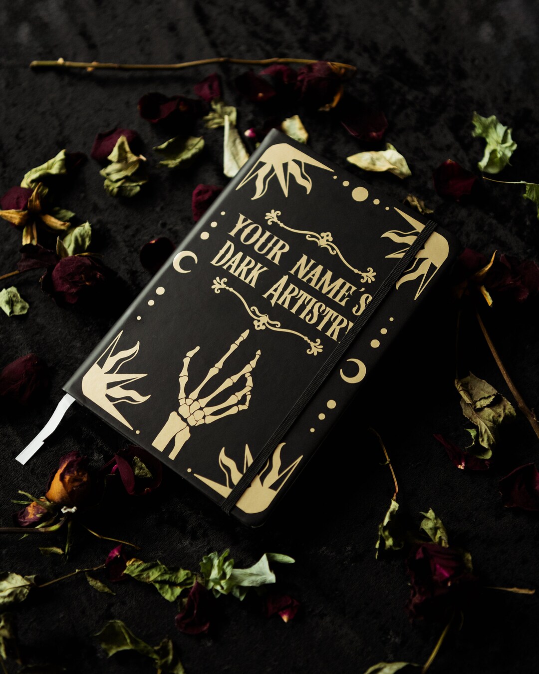 Personalised Gothic Sketchbook/notebook - Hardback Cover - Alternative ...