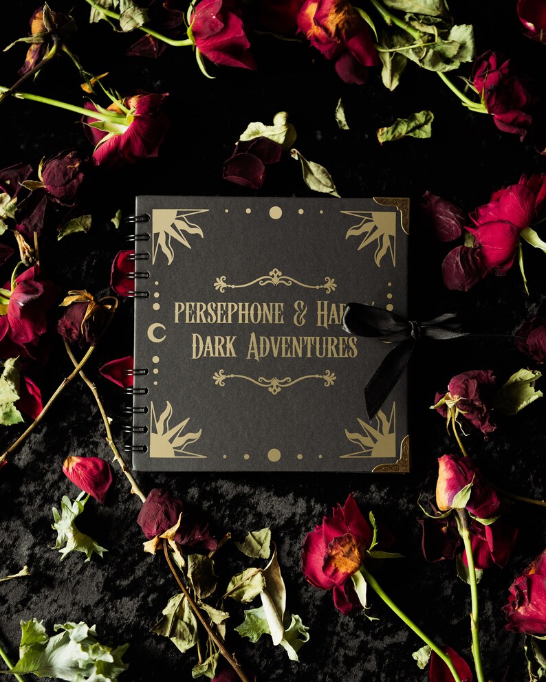 Personalised Gothic Scrapbook / Alternative Photo Album With Hardback ...
