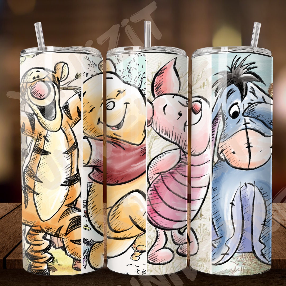 Winnie the Pooh Gang Tumbler, Winnie the Pooh's Honey, Eeyore, Piglet ... Winnie the Pooh Gang Tumbler, Winnie the Pooh's Honey, Eeyore, Piglet ...