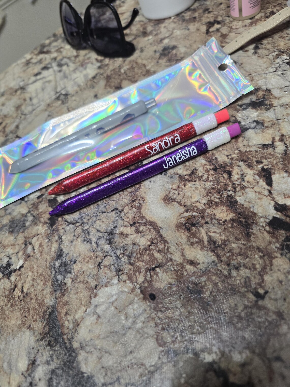 Glitter Inkjoy Gel Pens || Custom Personalized Glitter Pens ...